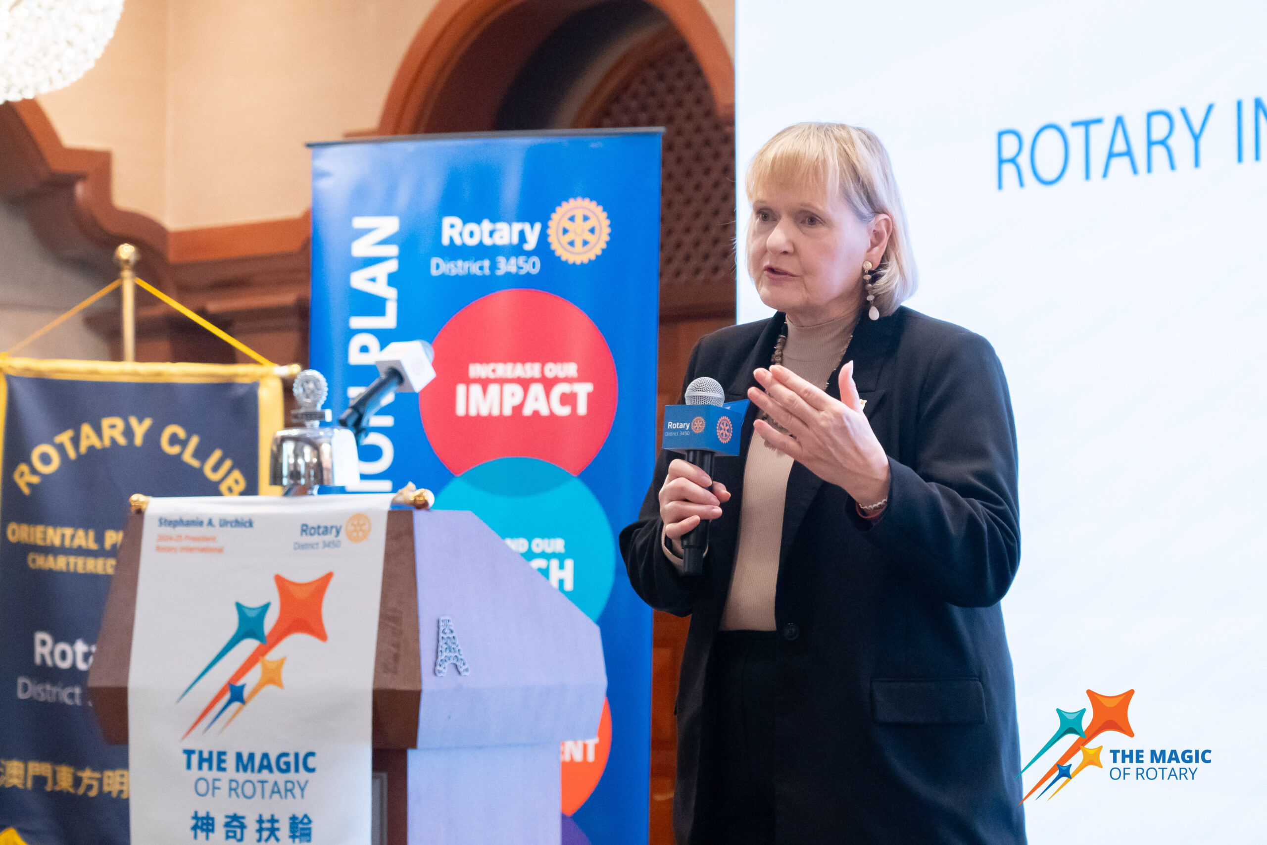 A Memorable Visit: Rotary International President Stephanie A. Urchick ...